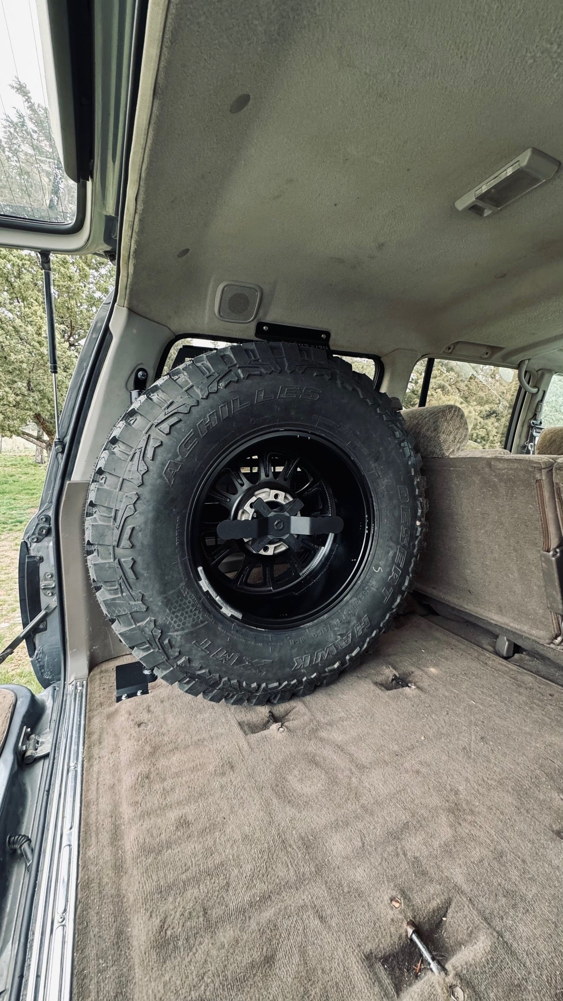 Land Cruiser 80 Series Interior Tire Carrier V2 | Bell Fab